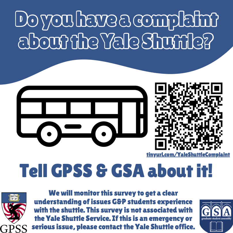 Yale Shuttle Survey | Graduate Student Assembly